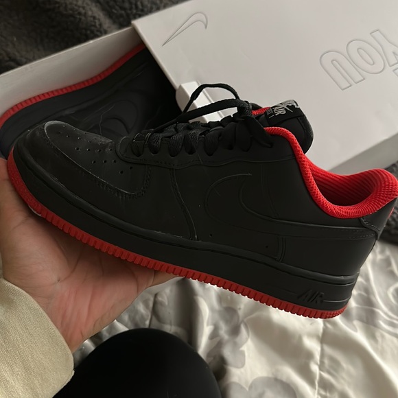Nike | Shoes | Custom Red Bottom Nike Air Force | Poshmark
